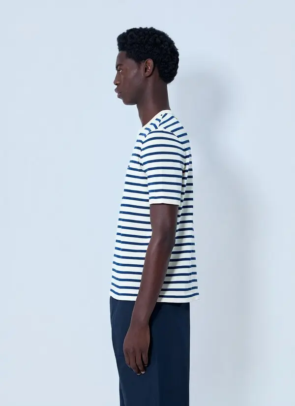 Prada Striped Crewneck T-shirt