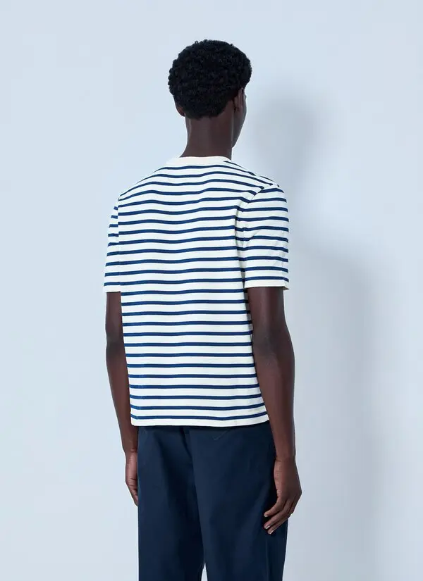 Prada Striped Crewneck T-shirt