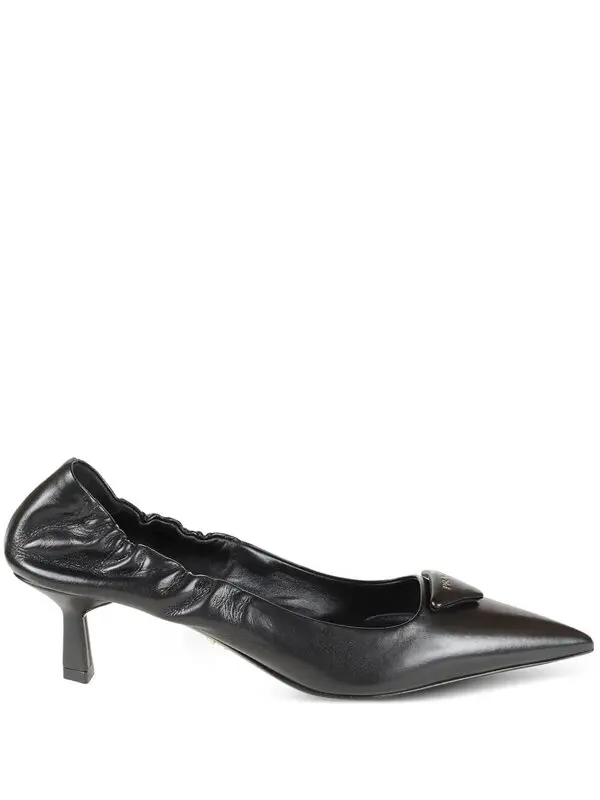 Prada Leather Decollet - Black