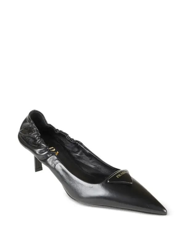 Prada Leather Decollet - Black