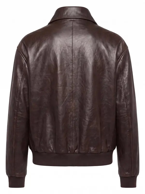Prada Leather Bomber Jacket