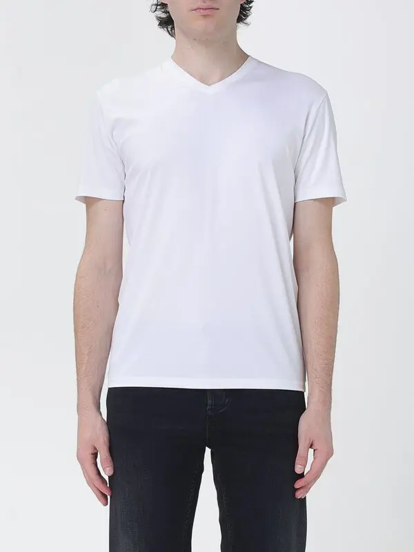 Gucci Slim-fit Cotton V-neck T-shirt - White