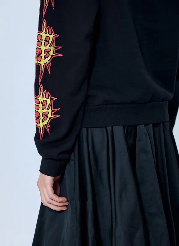 Balenciaga Medium Fit Graphic Hoodie