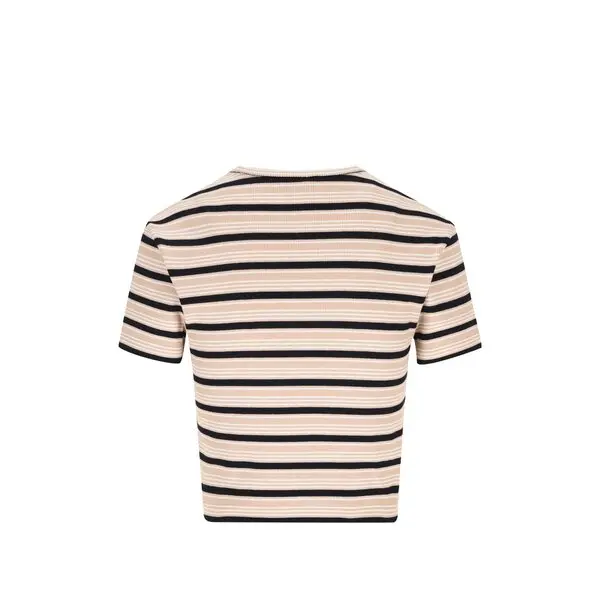Fendi Striped T-shirt - Pink