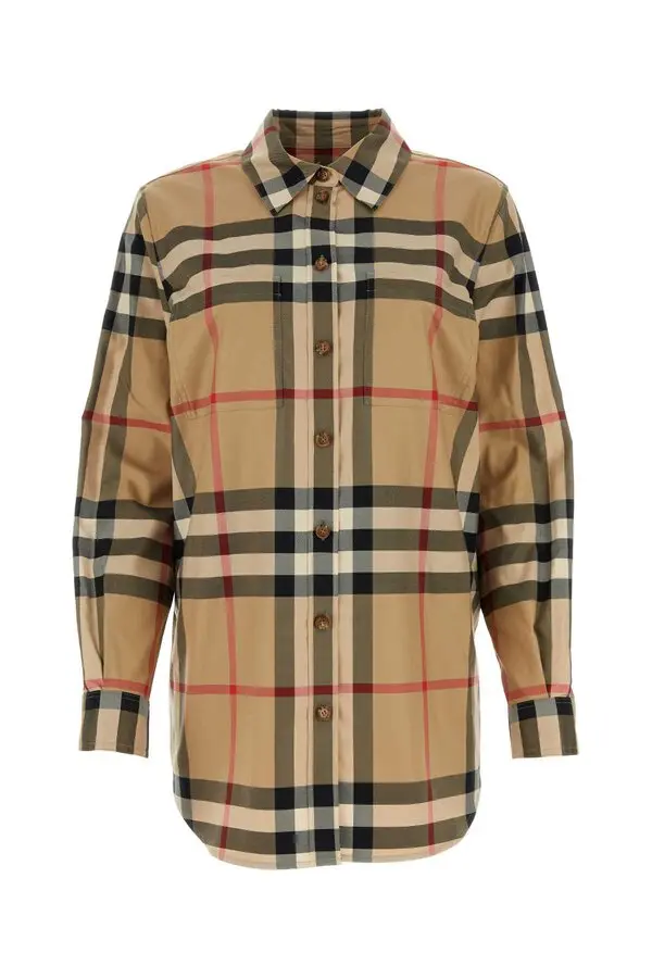 Burberry Embroidered Cotton Shirt