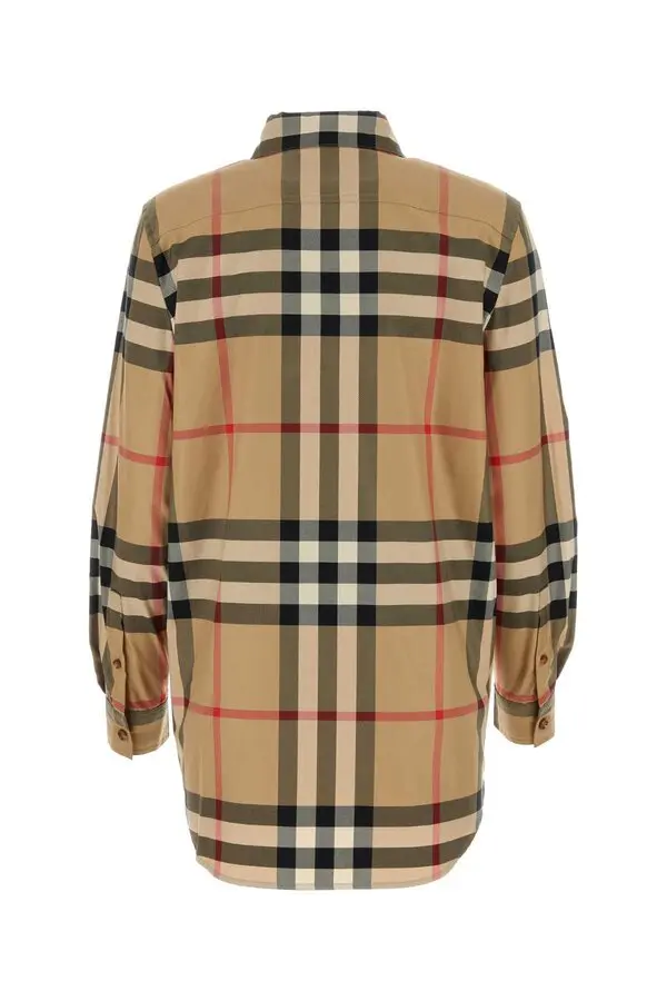 Burberry Embroidered Cotton Shirt - Multicolor