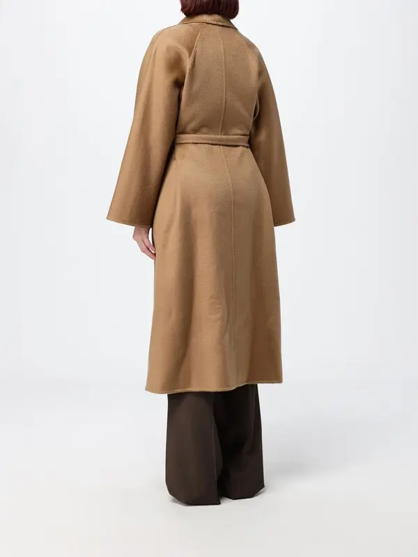 Max Mara Ludmilla Long Cashmere Belted Robe Coat - Brown