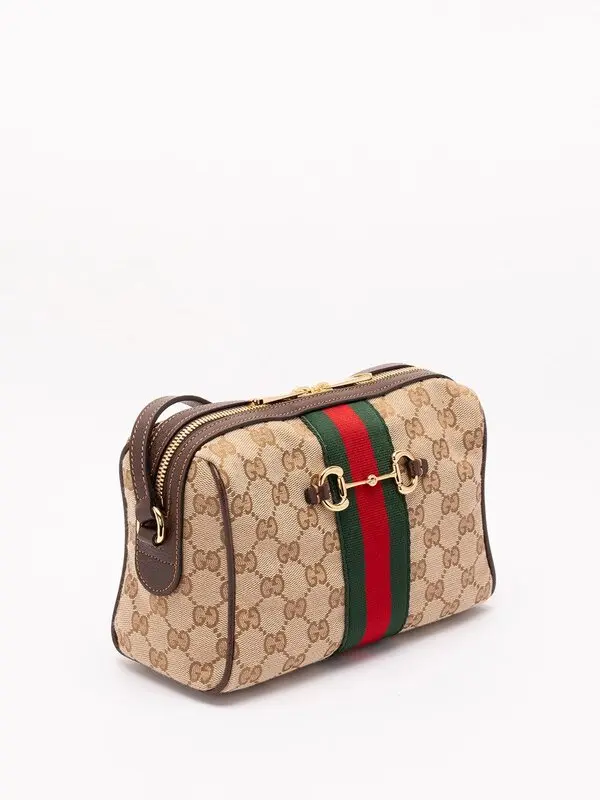 Gucci Horsebit Web Crossbody Bag - Multicolor