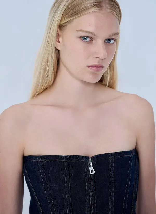 JEAN PAUL GAULTIER Denim Corset