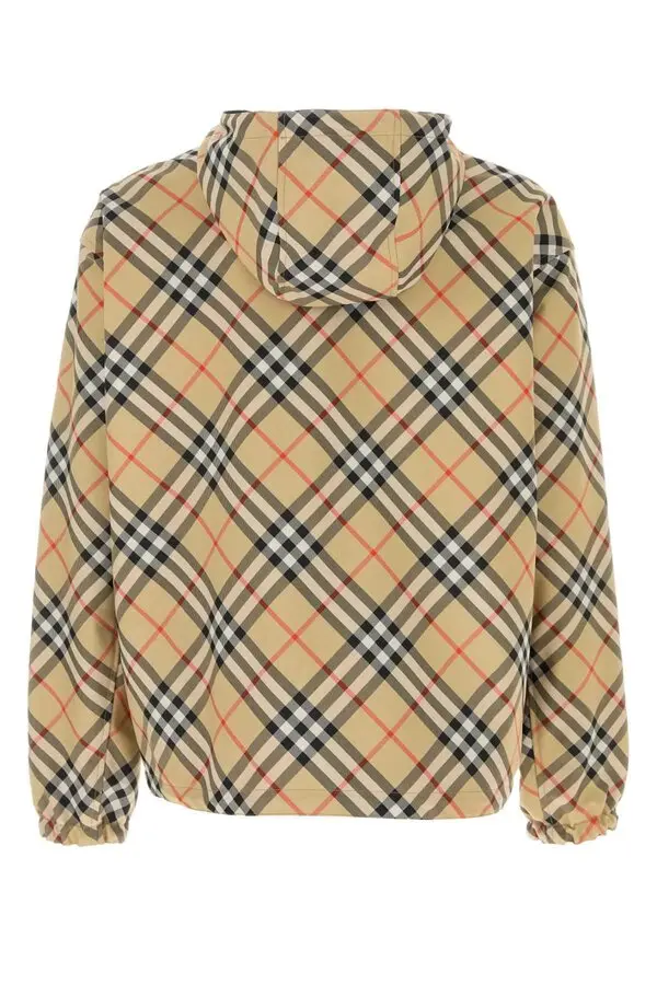 Burberry Embroidered Polyester Reversible Jacket - Multicolor