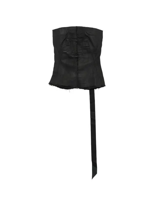 Rick Owens Fringed Top - Black