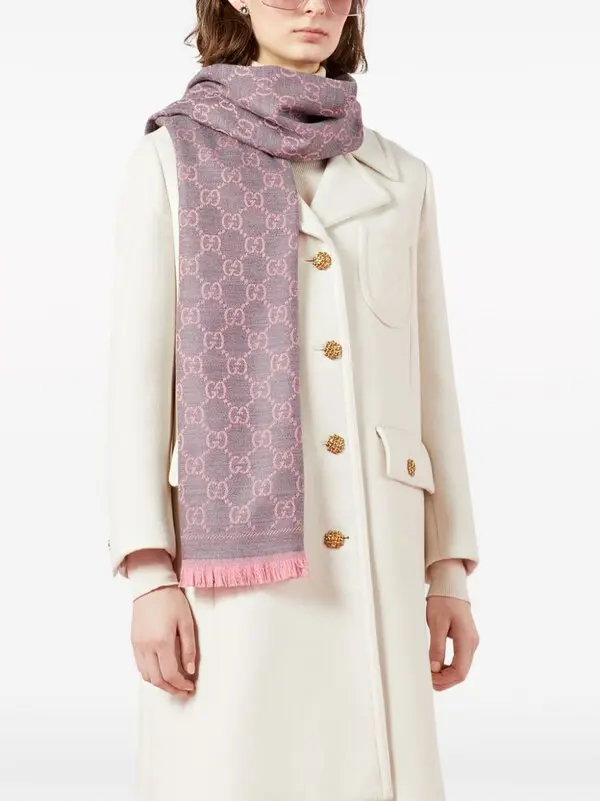 Gucci Gg Wool Scarf