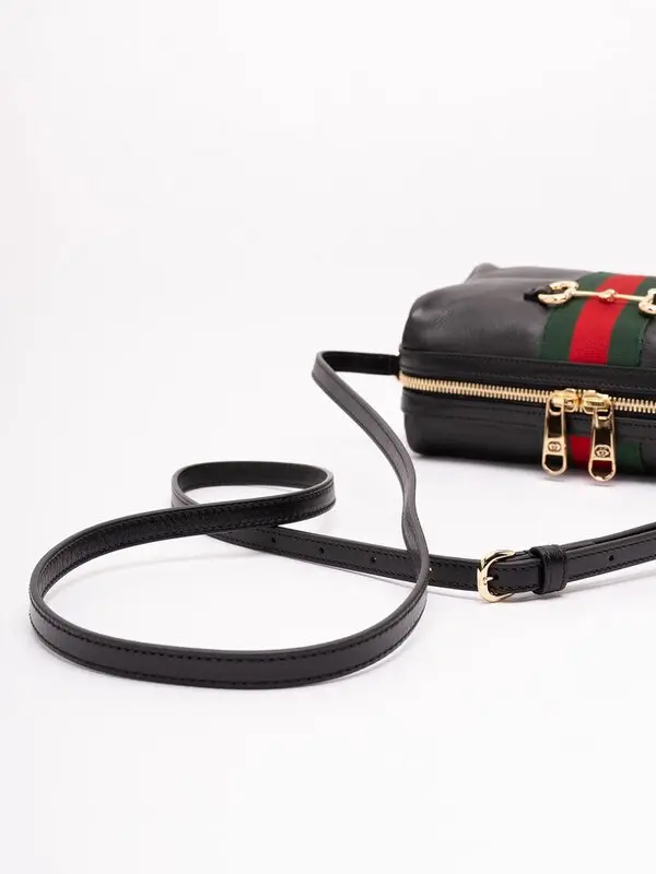Gucci Horsebit Web Crossbody Bag