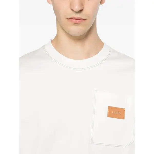 Fendi T-shirts & Vests T-shirts - White