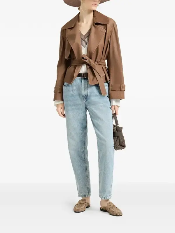 Brunello Cucinelli Baggy Tapered Jeans - Multicolor