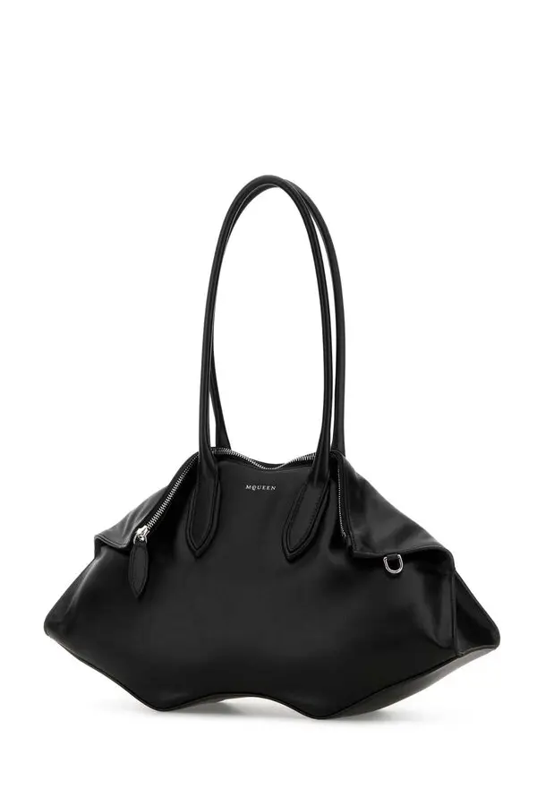Alexander McQueen Leather Manta Shoulder Bag