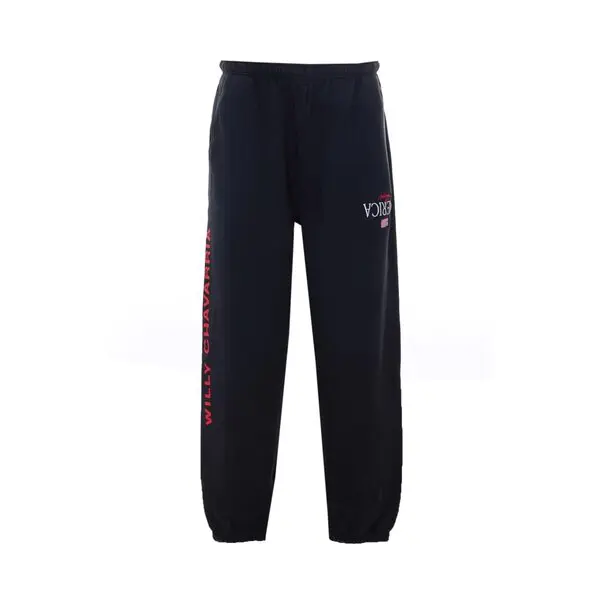 WILLY CHAVARRIA Welcome To America Sweatpants - Black