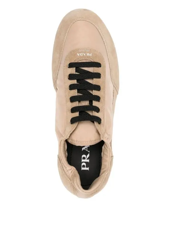 Prada Collapse Re-nylon And Suede Sneakers - Multicolor