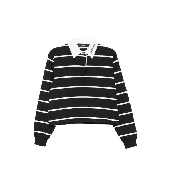 Amiri Tops Polo Tops - Black