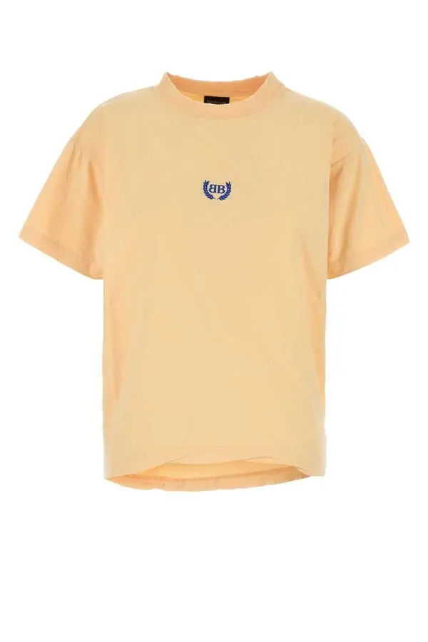 Balenciaga Cotton Oversized T-shirt - Orange