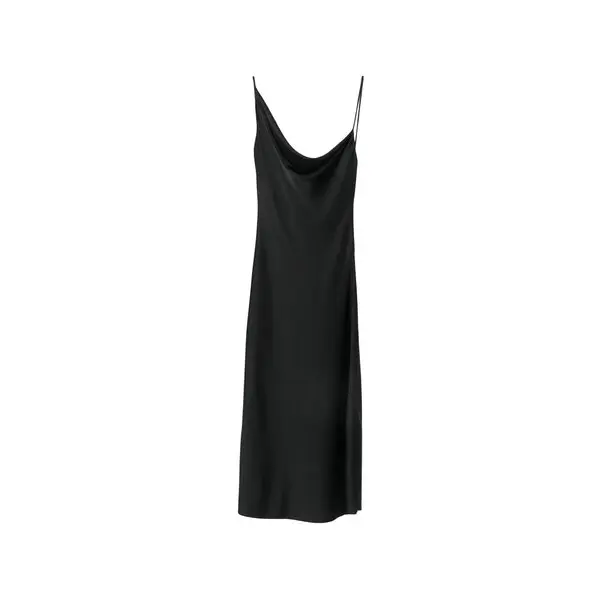 Stella McCartney Asymmetric Slip Dress - Black