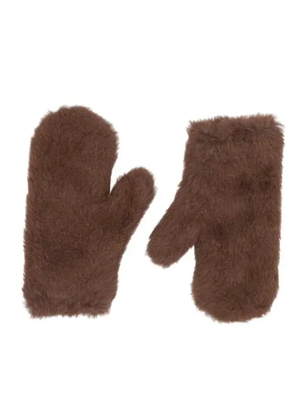 Max Mara Mxaombrato4 Gloves - Brown