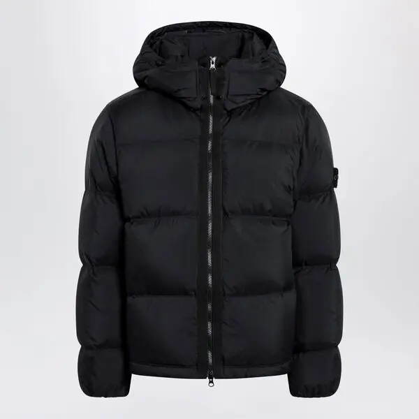 Stone Island Ripstop Nylon Zip-up Down Jacket