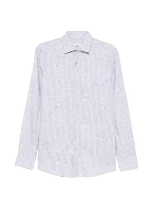 Etro Striped Shirt With Paisley Print