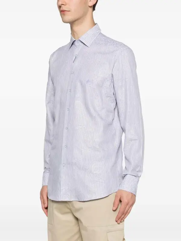 Etro Striped Shirt With Paisley Print