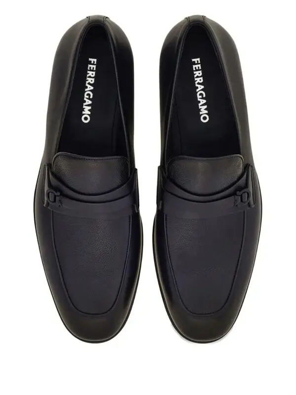 FERRAGAMO Desio Shaded Leather Loafers