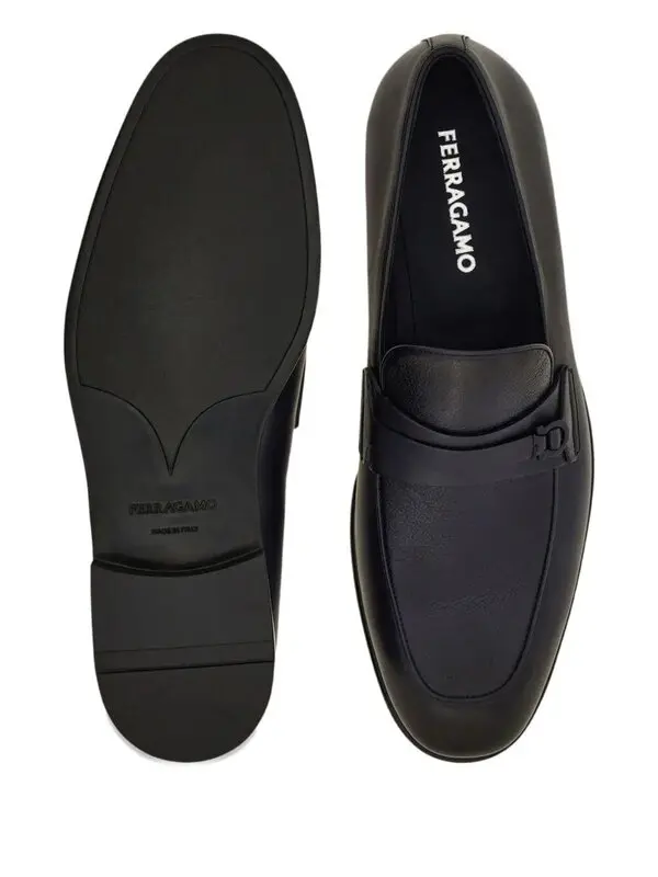 FERRAGAMO Desio Shaded Leather Loafers