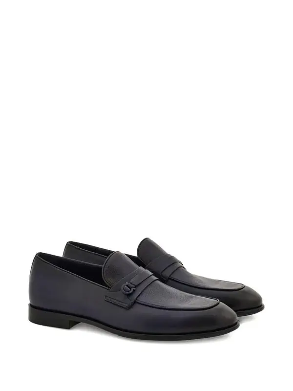 FERRAGAMO Desio Shaded Leather Loafers