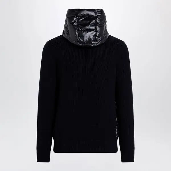 Moncler Padded Wool Zip-up Hoodie