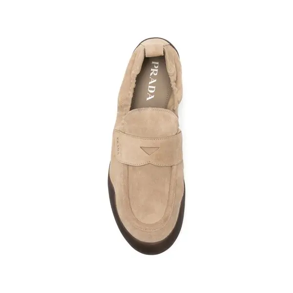 Prada Neutrals Loafers - Cream