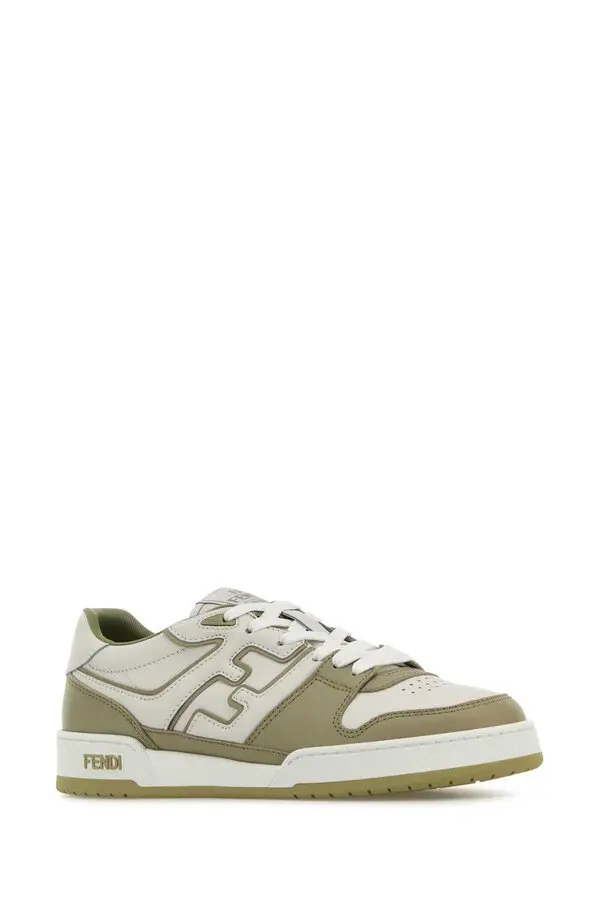 Fendi Two-tone Leather Match Sneakers - Multicolor
