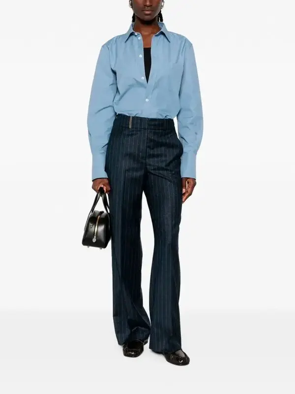 Peserico Wool Striped Pants