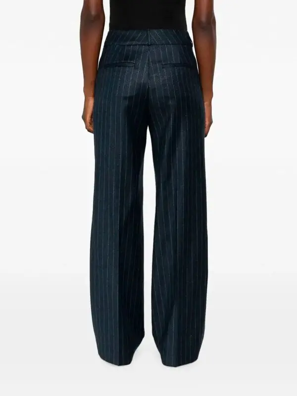 Peserico Wool Striped Pants