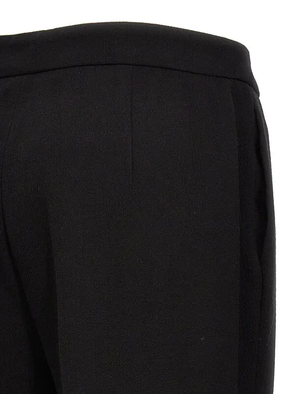 Moschino Crepe Wide Leg Pants
