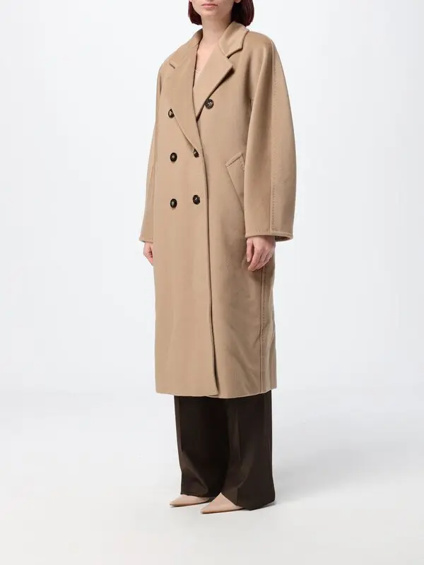Max Mara Madame Double-breasted Long Wool Coat