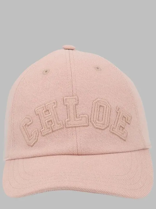 Chloé Cappello Da Baseball Con Logo - Pink
