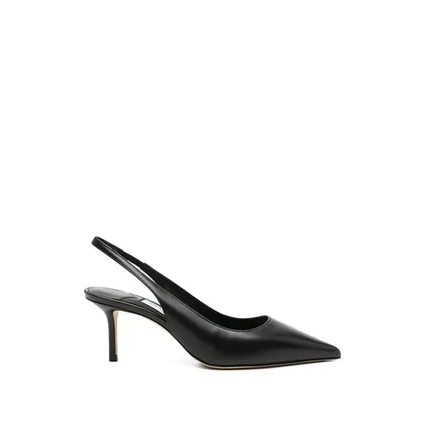JIMMY CHOO Calf Leather Slingback Pumps - Black