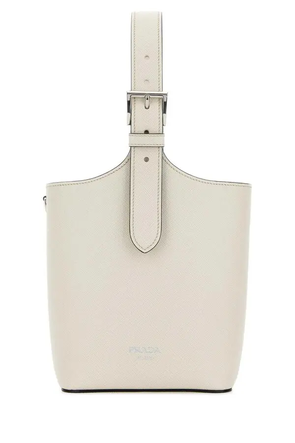 Prada Leather Shoulder Bag - White