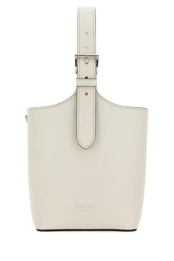 Prada Leather Shoulder Bag - White