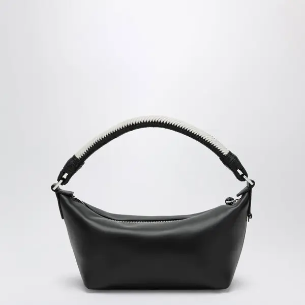 Loewe Cala Mini Bag In Soft Nappa Lambskin And White - Black