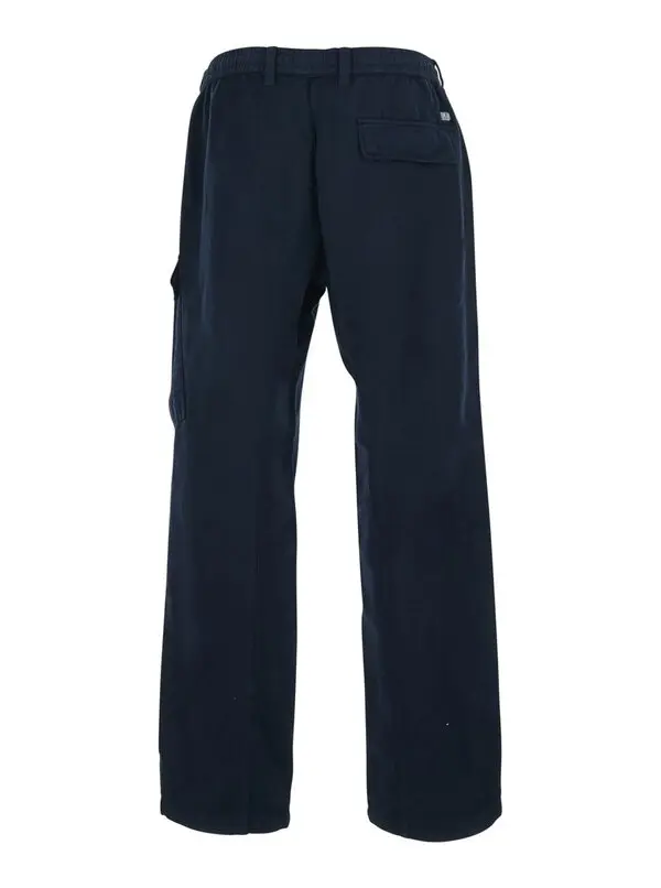 C.P. COMPANY Cotton And Linen Blend Cargo Trousers - Multicolor