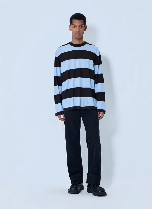 Bottega Veneta Striped Long Sleeve T-shirt