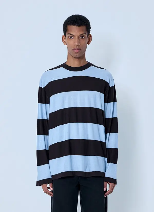 Bottega Veneta Striped Long Sleeve T-shirt
