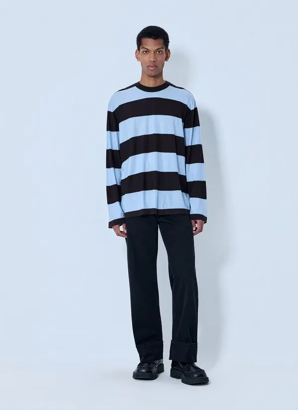 Bottega Veneta Striped Long Sleeve T-shirt