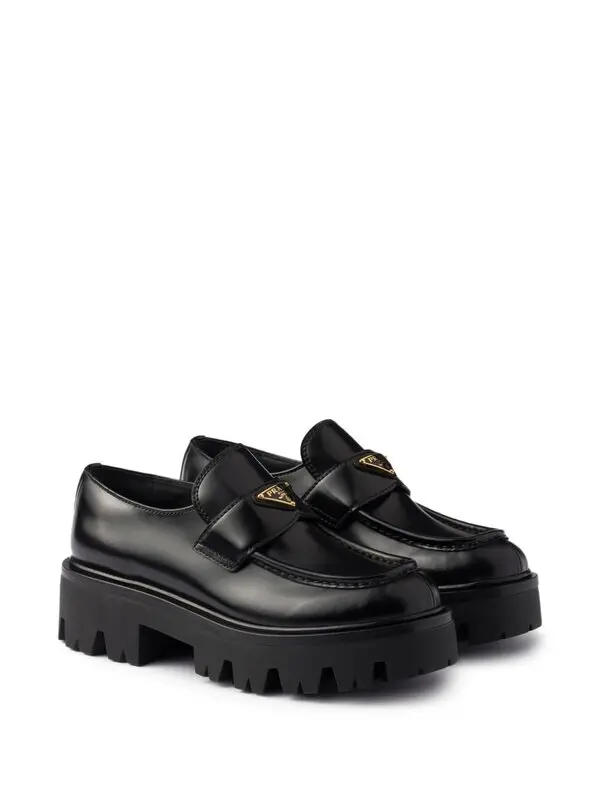 Prada Leather Loafers