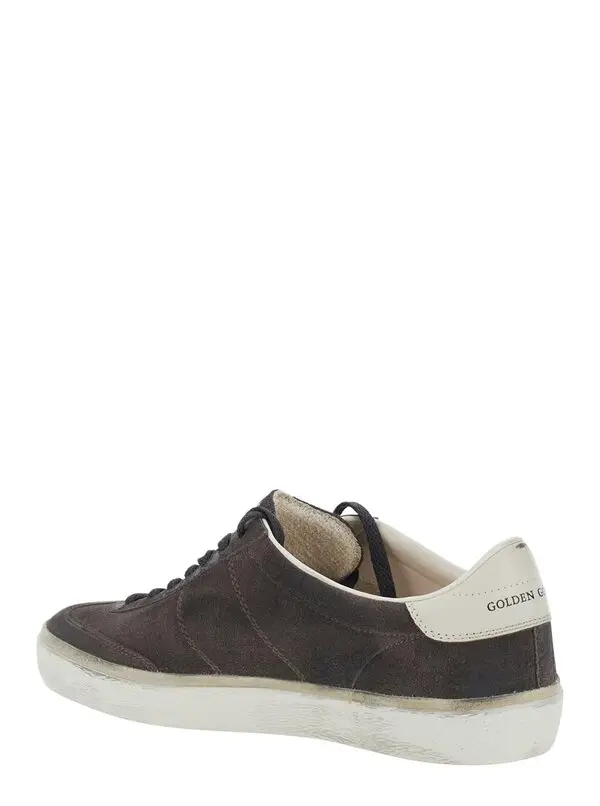 GOLDEN GOOSE Soul-star' Low Sneakers With Metallic Pull-tab In Leather For